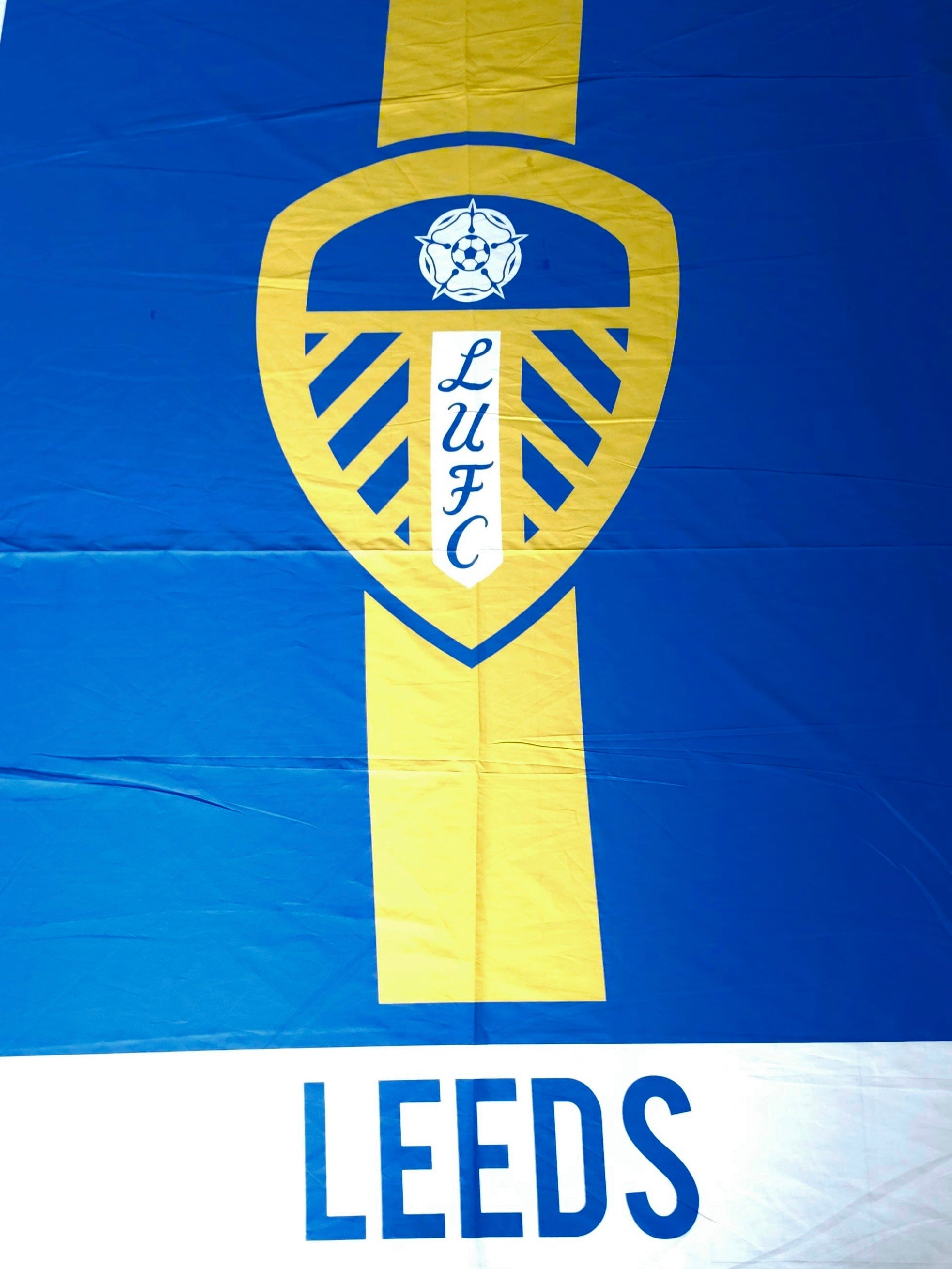 Leeds FC 100% Cotton Football Club Fabric – Ethical Fabrics